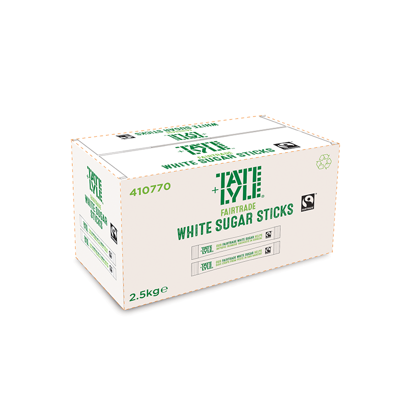 Tate & Lyle Fairtrade White Sugar Stick – Sugarandsyrup